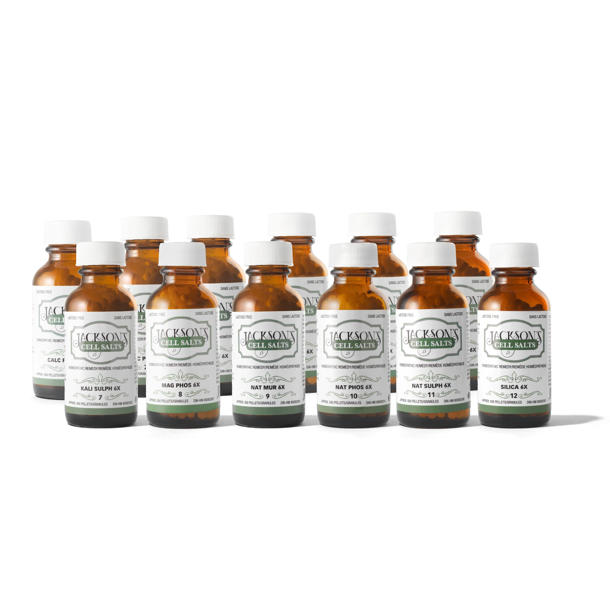 Jackson’s Mineral Cell Salt Kit of All 12 Salts in Full Size Bottles ...