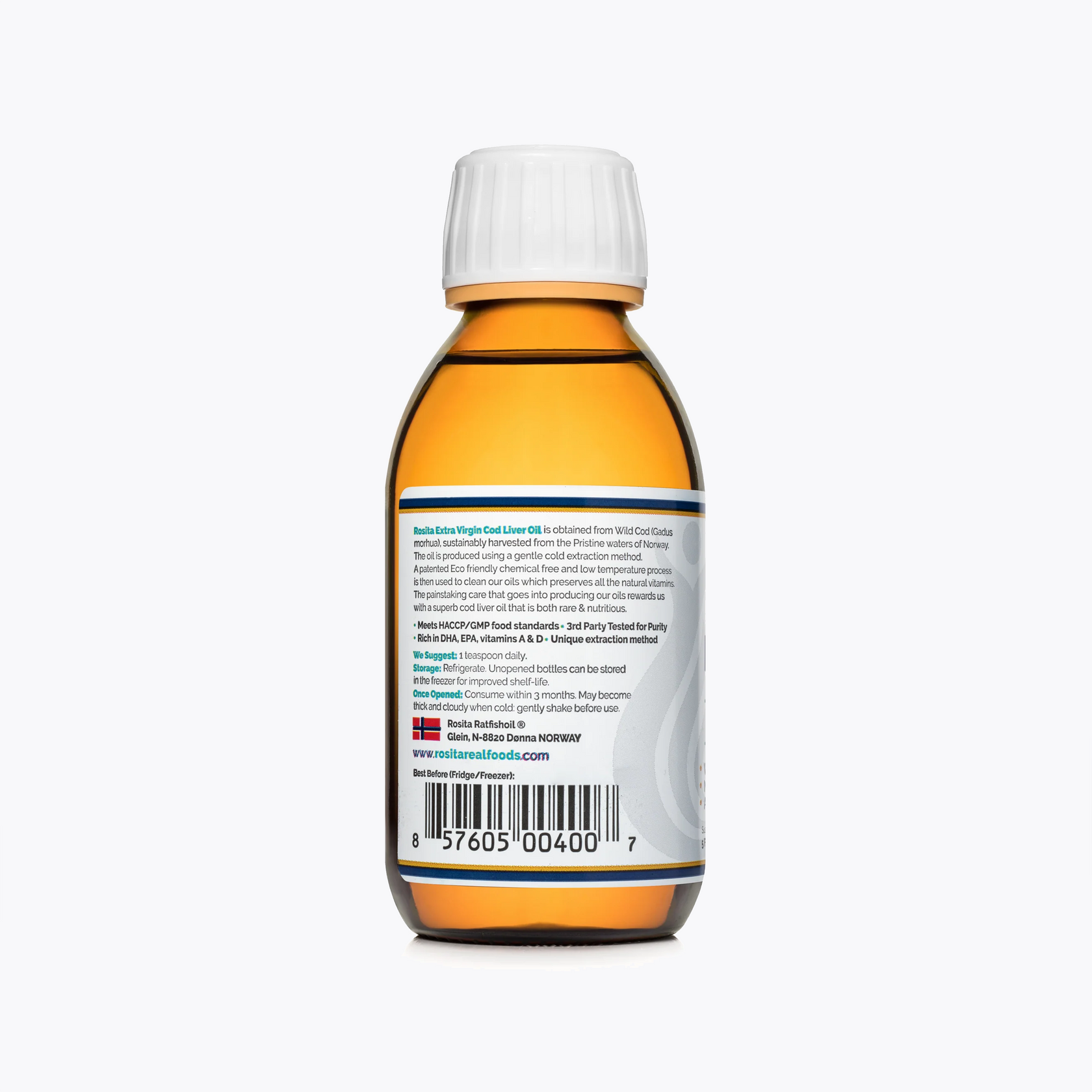 Rosita Extra Virgin Cod Liver Oil - Raw, Wild, Sustainable – Dr. Tom Cowan
